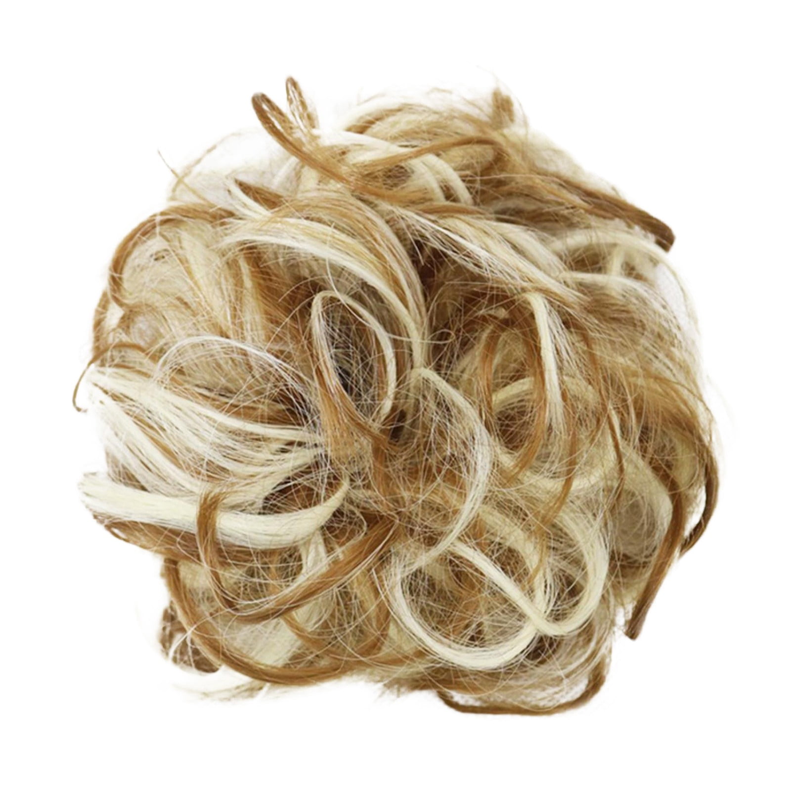 New！ Curly Bun Extension Messy Bun Hair Piece Scrunchie Updo Wrap Hair ...