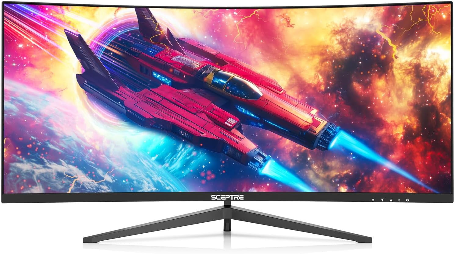 New! Curved 30-inch Gaming Monitor 200+Hz FreeSync Build-in Speakers ...