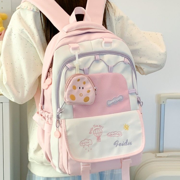 New Cute Backpack Going Out Large Capacity Backpack Simple Design For ...