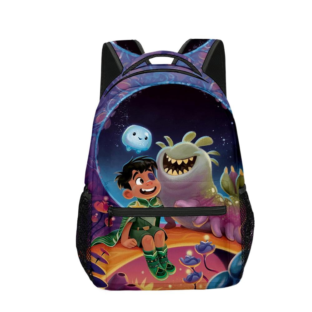 New Cute Cartoon Anime Movie Earthman Elio Student Backpack Large ...
