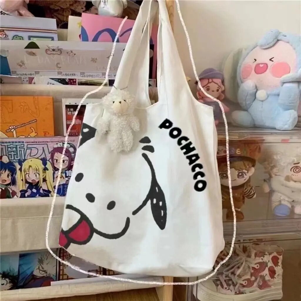 New Cute Sanrio Pochacco Bag Girl Kawaii Girl Shoulder Bag Korean ...