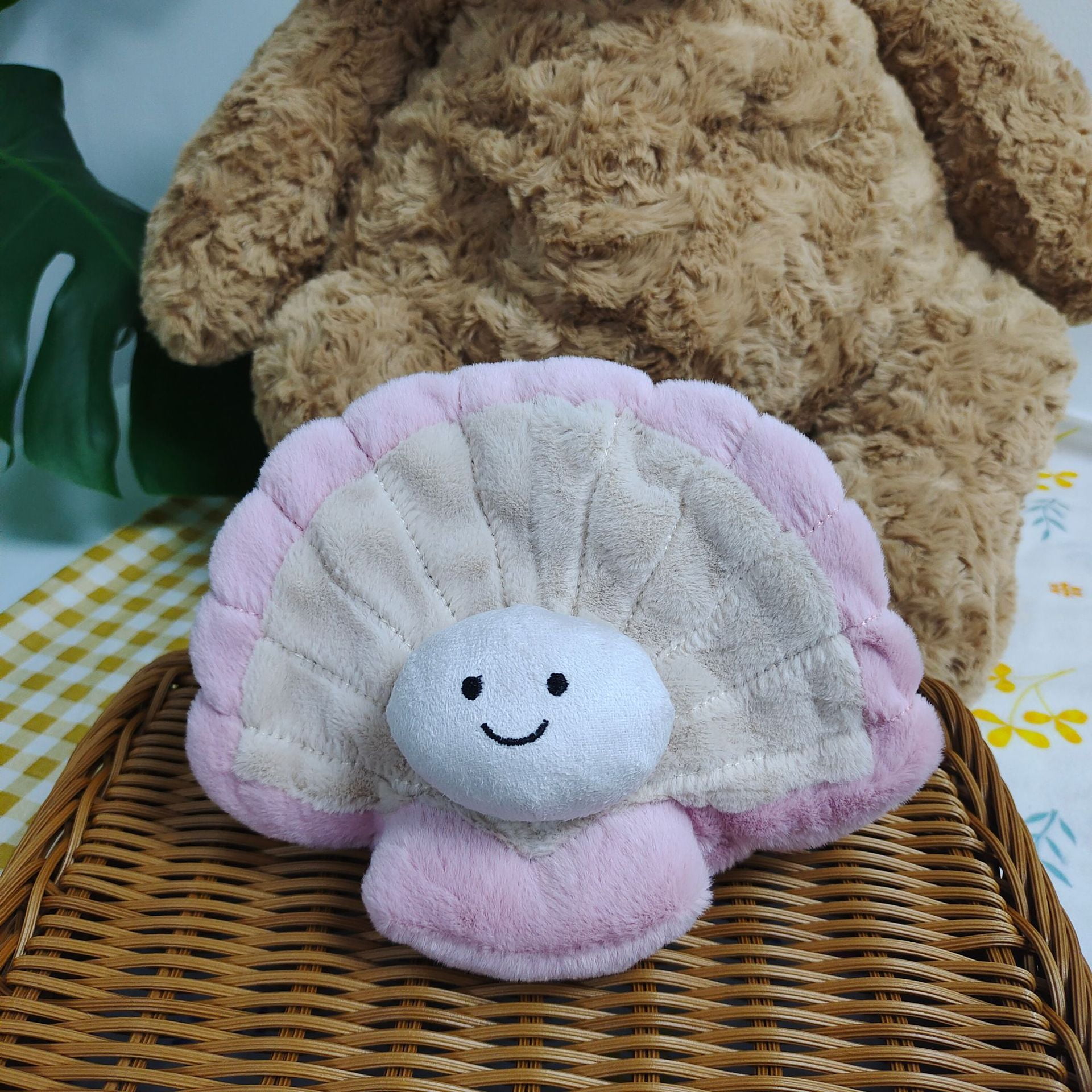 New Cute and Fun Pink Clams Soft Doll Soothing Doll Children's Plush ...
