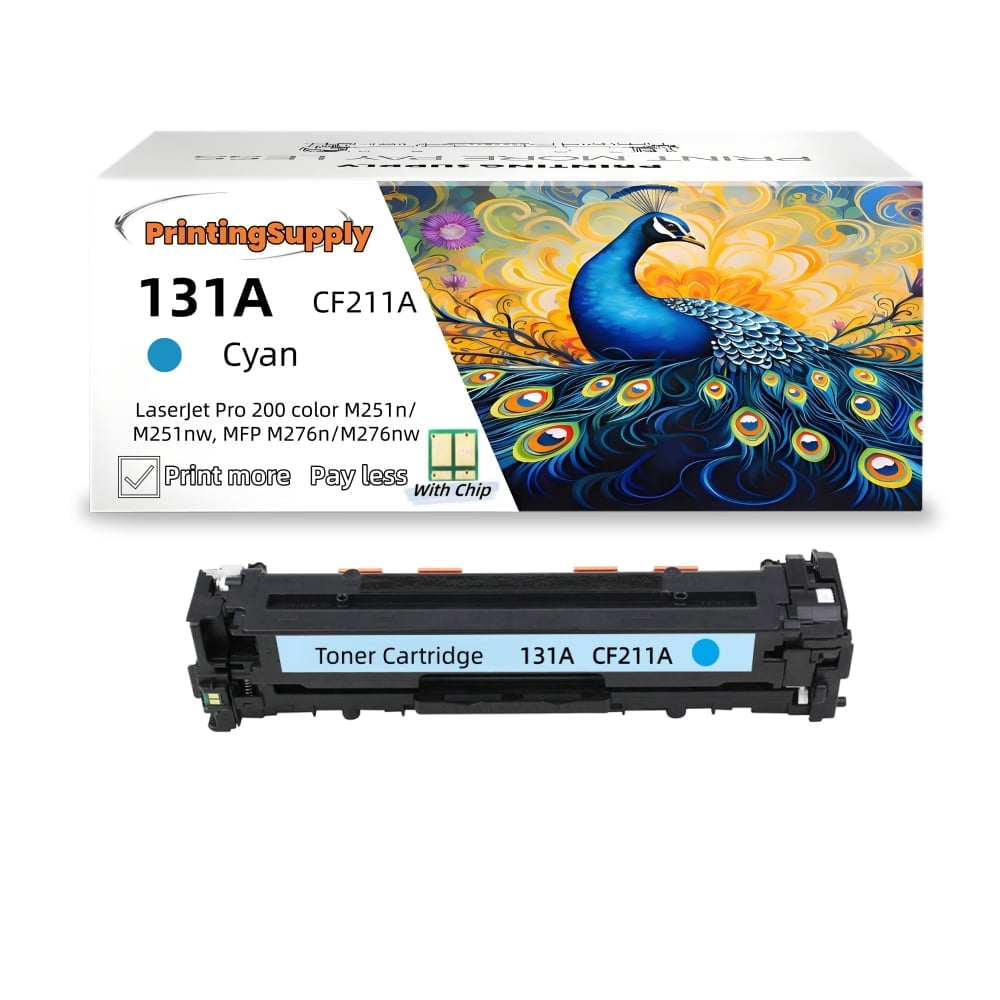 New Cyan Toner Cartridge For 131A CF211A Compatible with LaserJet Pro ...