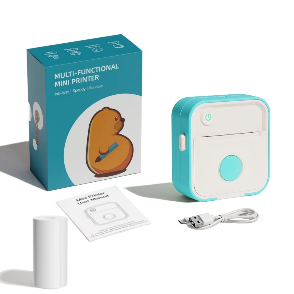 New D5 Label Printer Inkless Thermal Label Maker 12-57mm Paper ...