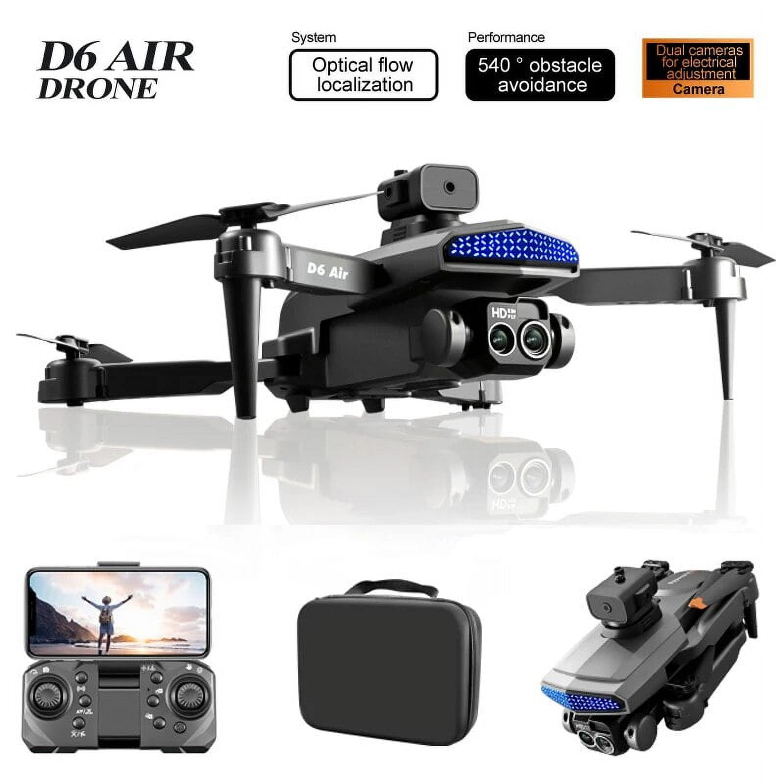 New D6 Air Drone With HD Dual ESC Camera, Optical Flow Localization, Intelligent Obstacle ...