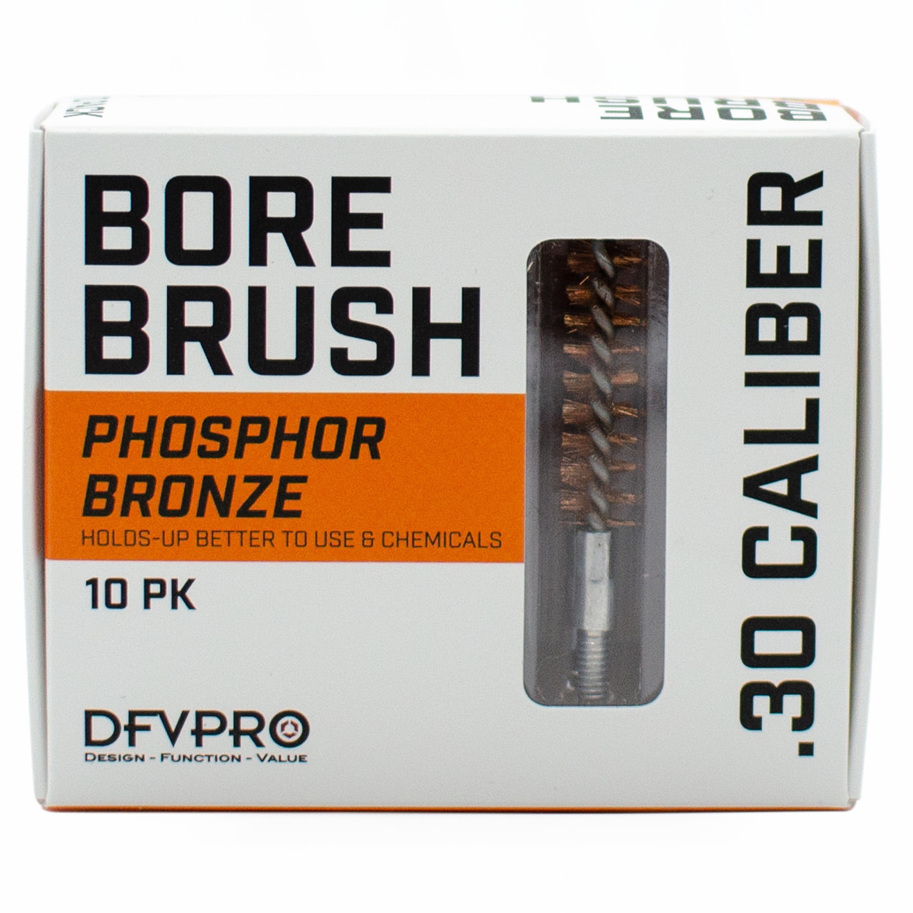 DFVPRO Phosphor Bronze Bore Brushes, Gun Cleaning Tools, 10 Pack ...