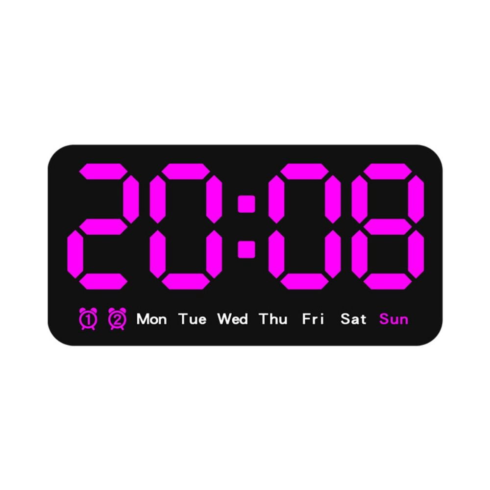 New DST 12/24H Home Temperature Date Digital LED Clocks Display Table ...