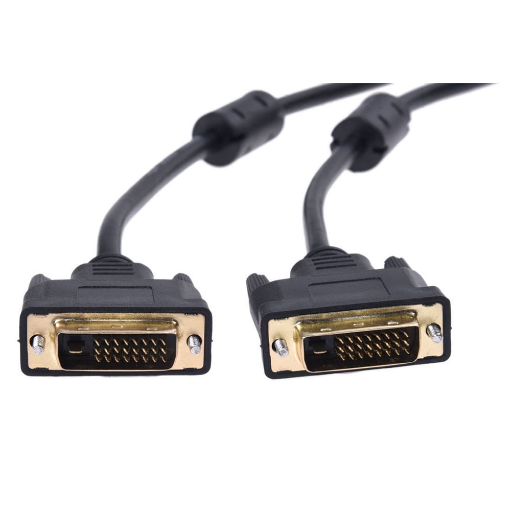 New DVI-D Dual Link 24+1 Male to Male DVI Cable for LCD HDTV Computer 5 ...