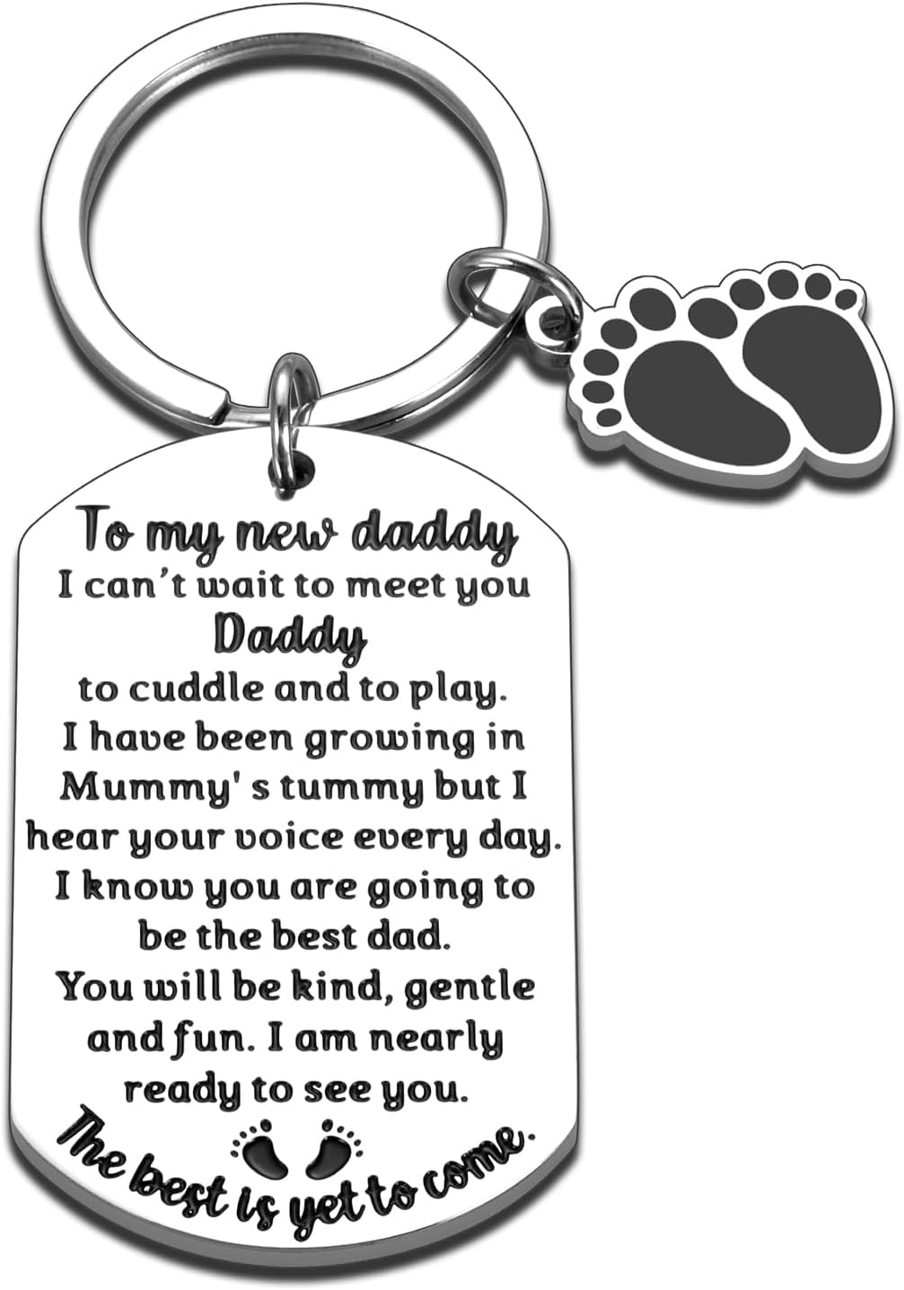 New Dad Keychain for First Father's Day, New Dad Gifts for First Father ...