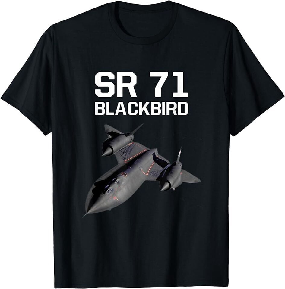 New Dark SR 71 Blackbird Airplane Jet plane T-Shirt S-5XL MADE IN USA ...