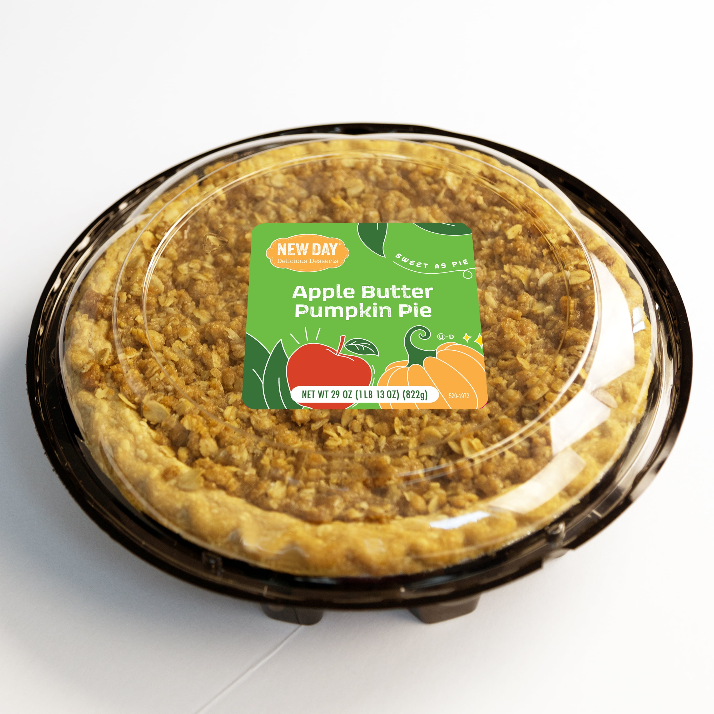 New Day Apple Butter Pumpkin Pie - Walmart.com