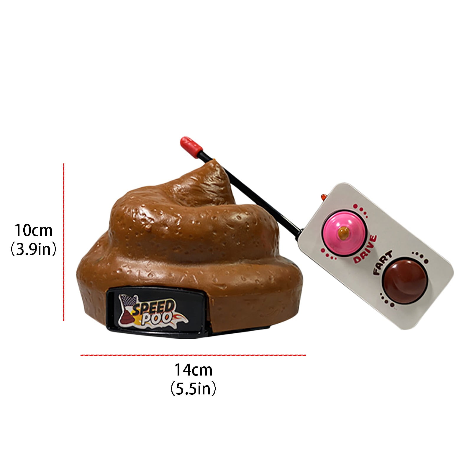 New Decompression Stool Funny Toy Remote Control Car Trick People Trick ...