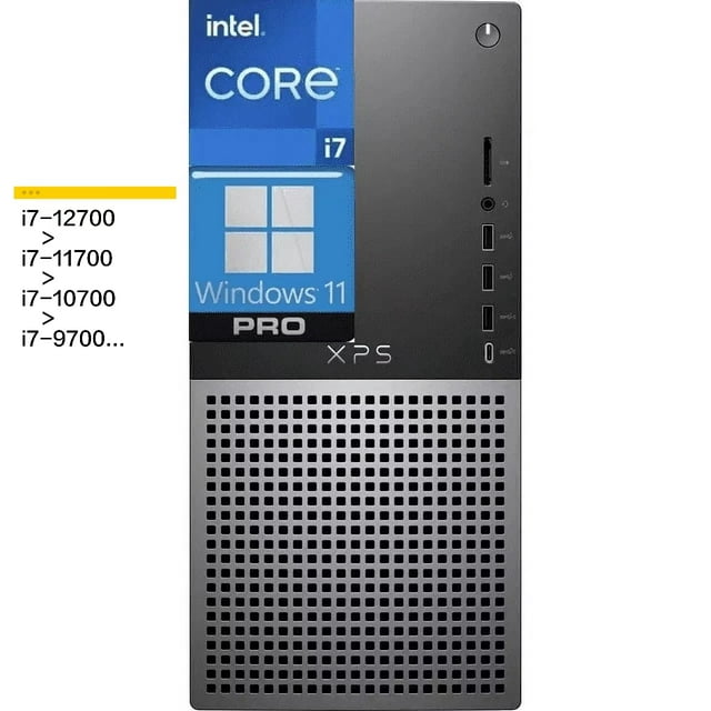 New Dell XPS 8950 Desktop,i7-12700,8GB DDR5 RAM,512GB SSD,Intel UHD 770 ...