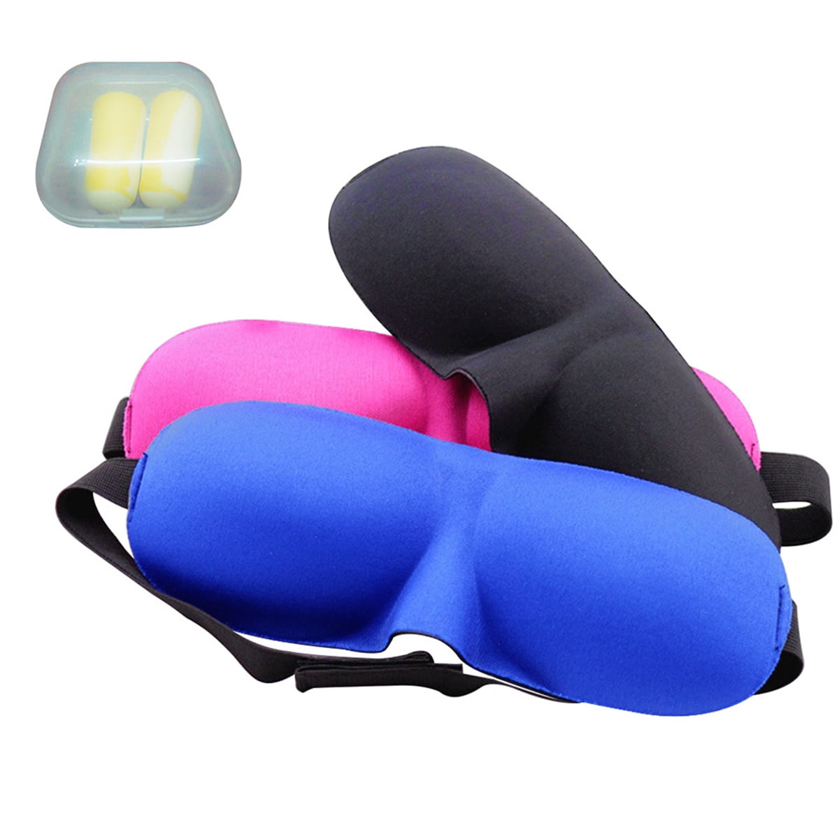 New Design 3D Contoured Sleep Eye Mask,3 Pack Sleep Mask for Side ...
