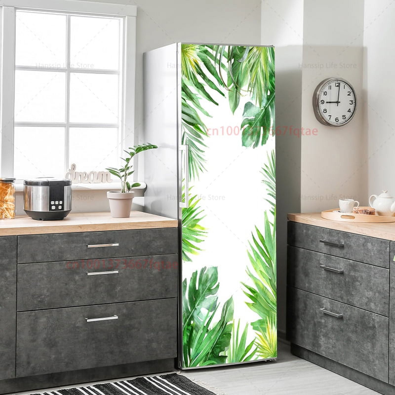 New Design Fresh Fruit Printed Fridge Door Wrap Cover Sticker ...