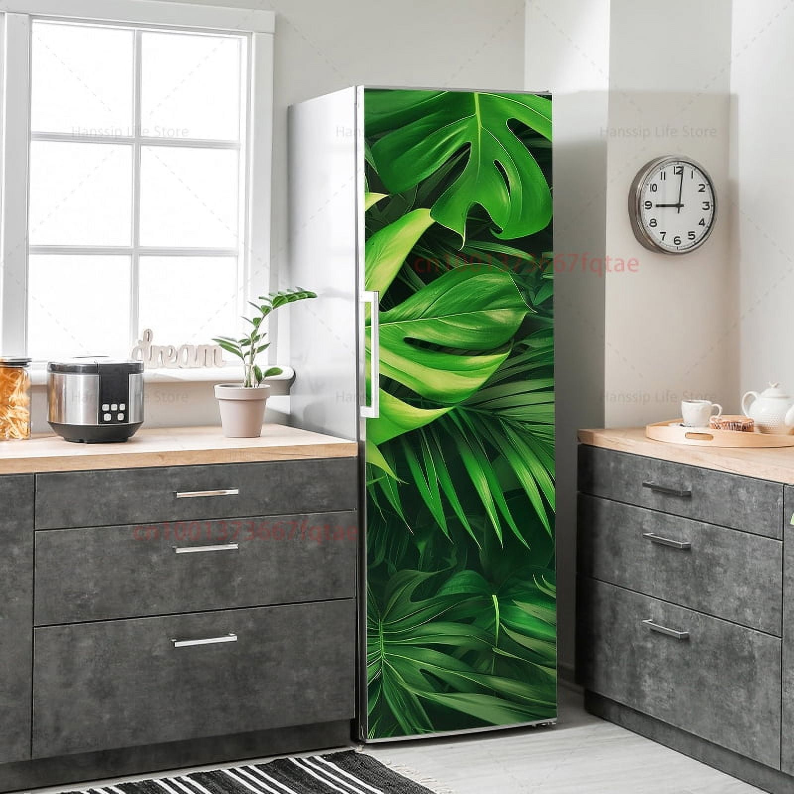 New Design Fresh Fruit Printed Fridge Door Wrap Cover Sticker ...