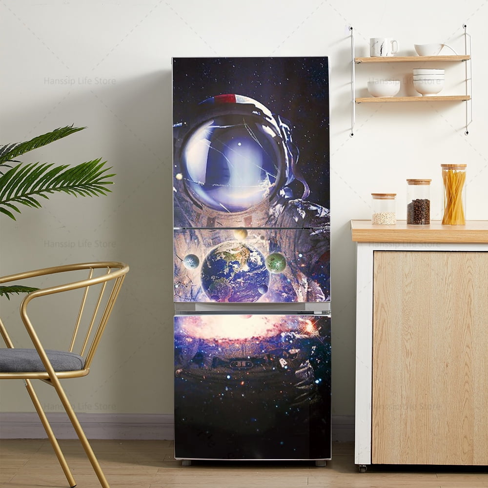 New Design Fridge Door Mural Sticker Wallpaper Waterproof PVC ...