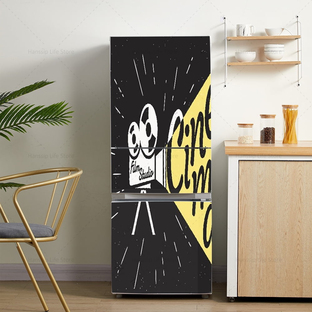 New Design Fridge Door Mural Sticker Wallpaper Waterproof PVC ...