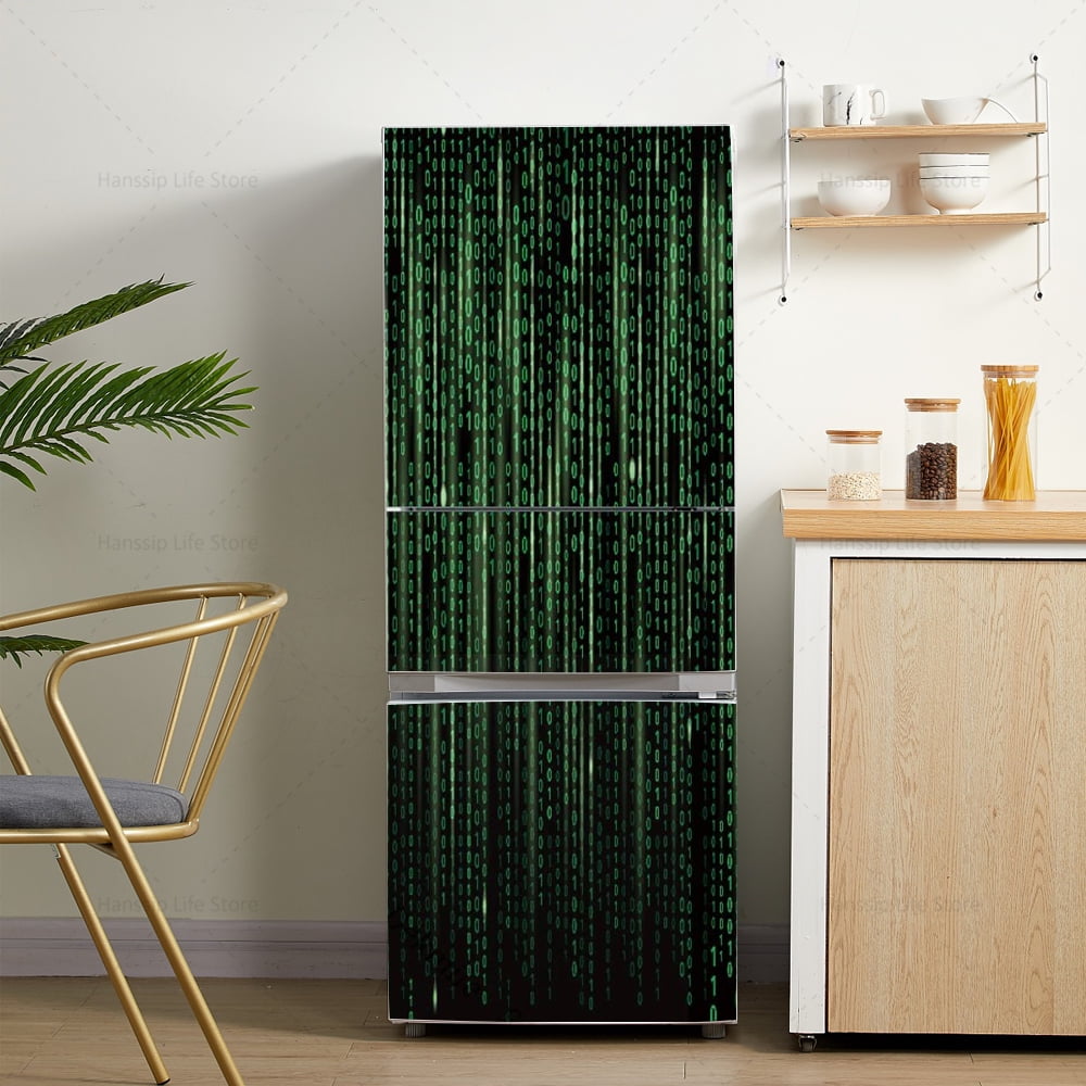 New Design Fridge Door Mural Sticker Wallpaper Waterproof PVC ...