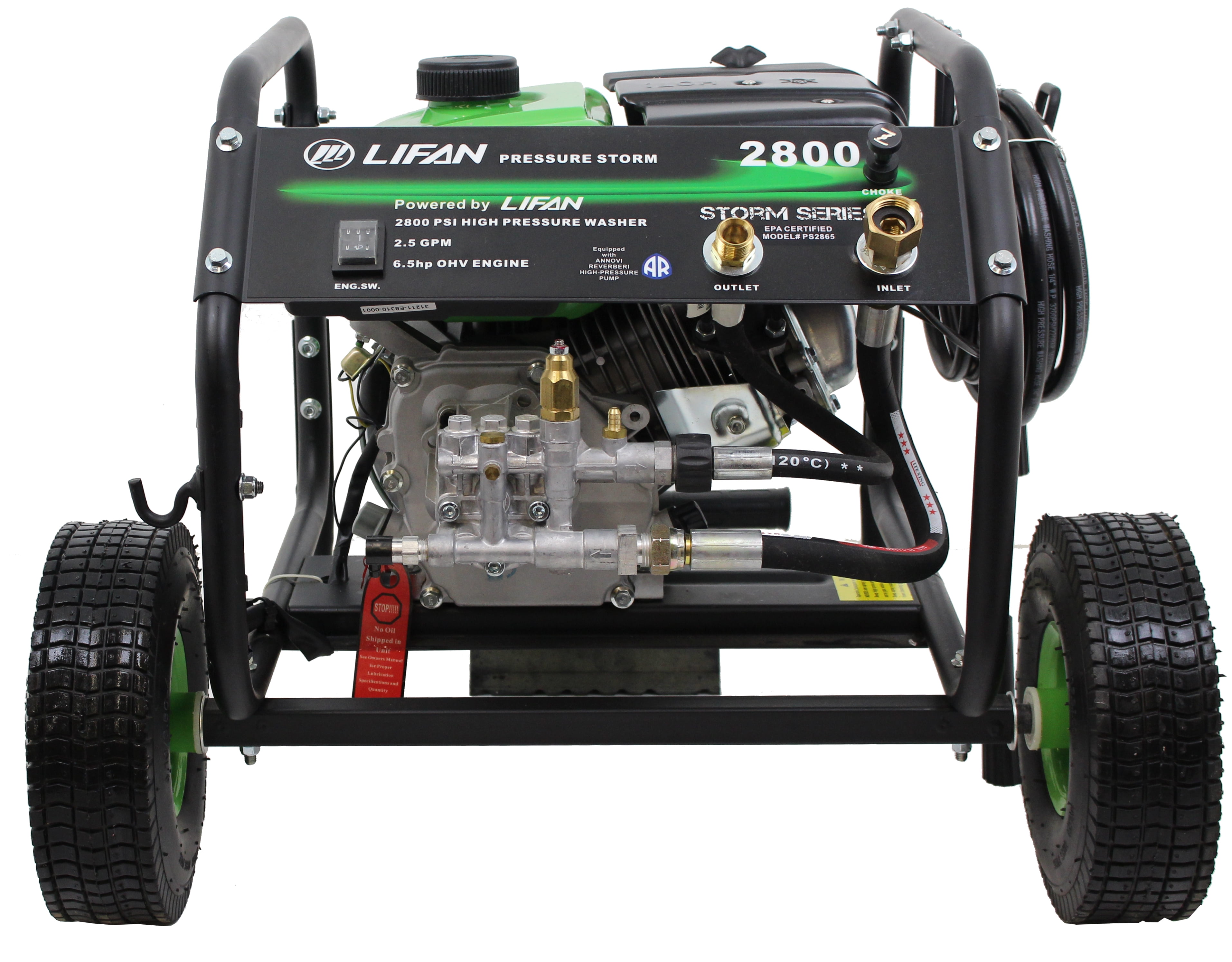 New Design Pressure Storm Series 2,800-PSI 2.3-GPM AR Axial Cam Pump ...
