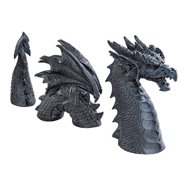 Ebros Jurassic Beowulf Elder Dragon Head Skull Realistic Fossil Statue ...