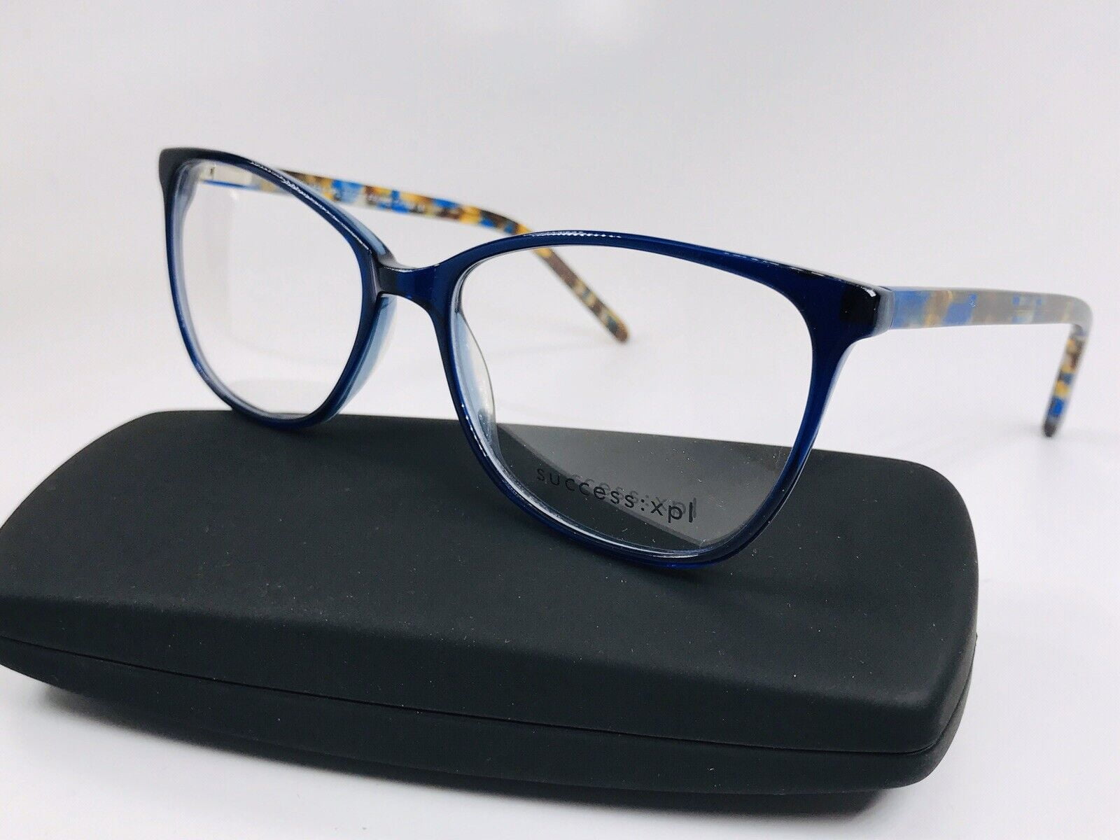 New Designer Inspired SUCCESS XPL Blue BECKY Eyeglasses 58mm with Case ...