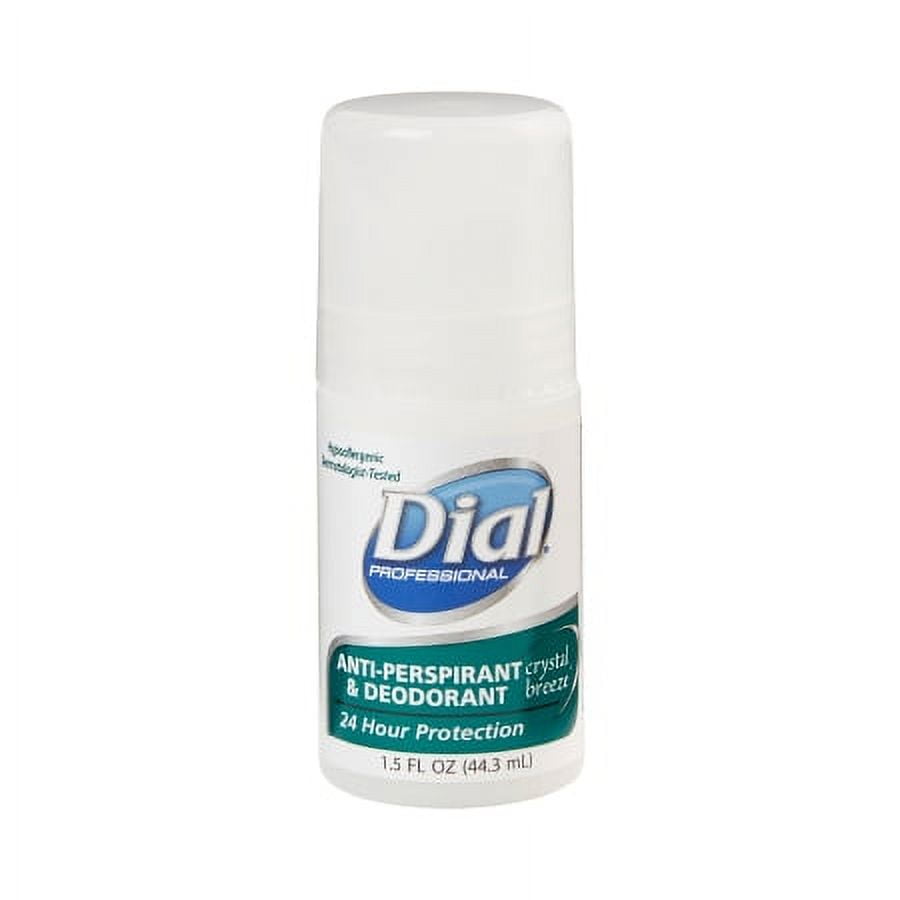 Dial Crystal Breeze Anti-perspirant Deodorant Roll-on, Fresh, 1.5oz ...