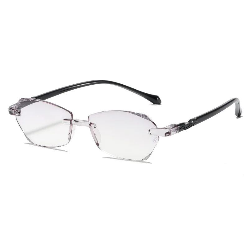 New Diamond Cut High Definition Presbyopia Eyewear Trendy Rimless ...