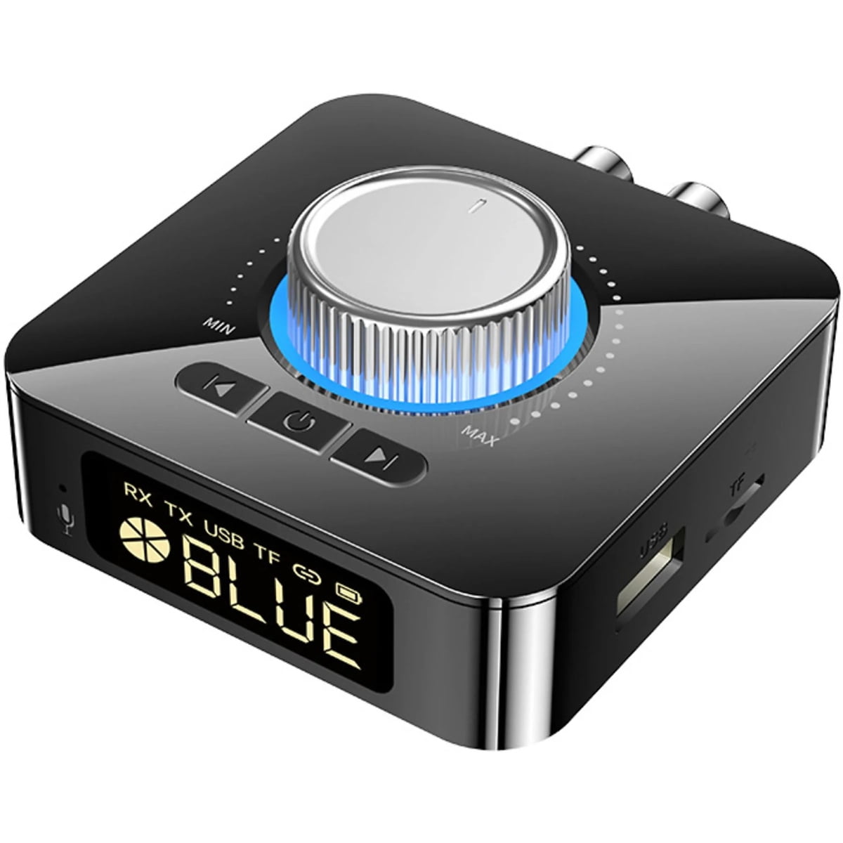 New Digital Display 5.0 Bluetooth Audio Receiver Transmitter 2-In-1 Aux ...