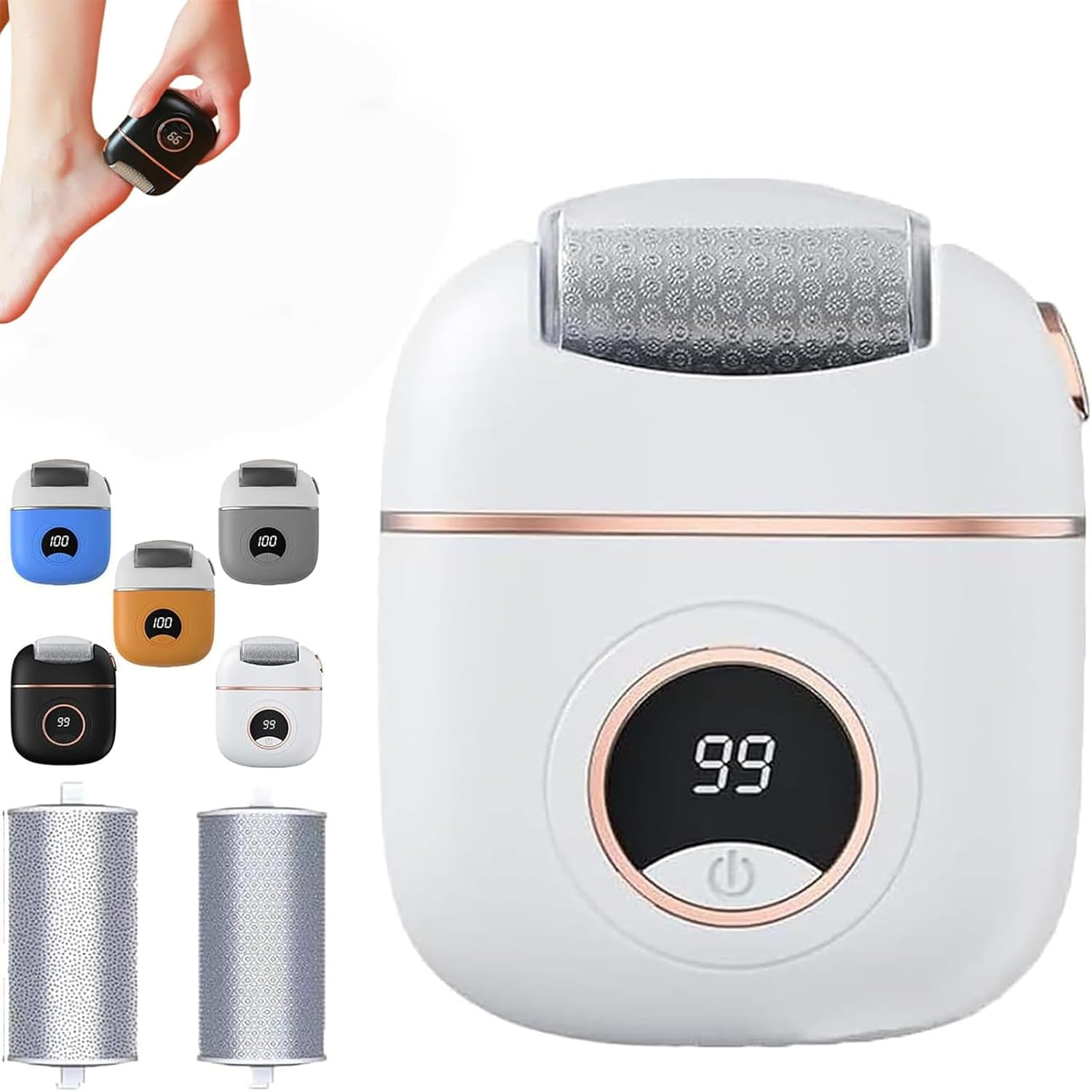 New Digital Electric Foot Polisher, 2024 Upgraded Electric Callus ...