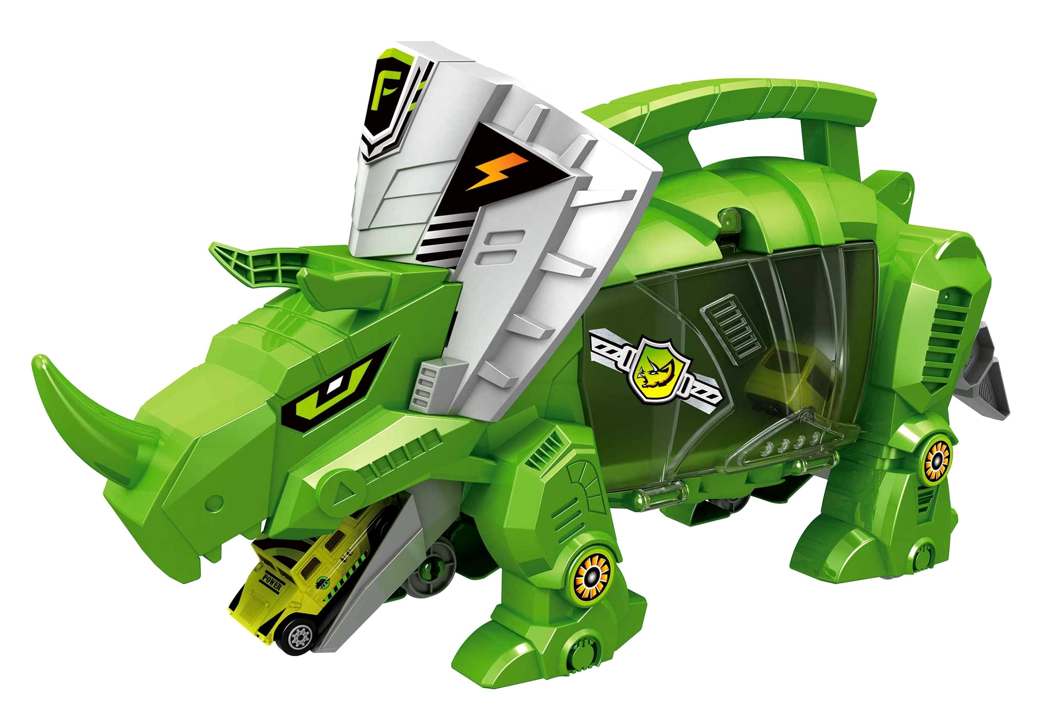 New Dinosaur Storage Carrier with Dinosaur Car and Helicopter - Walmart.com