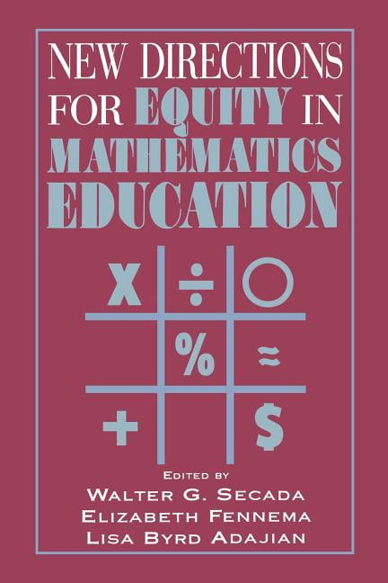 New Directions for Equity in Mathematics Education, (Paperback ...