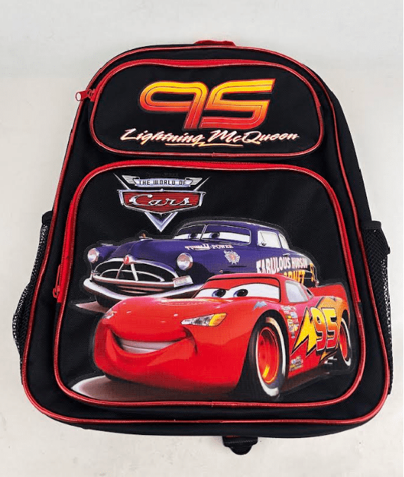 New Disney Cars Black & Red School Backpack - Walmart.com