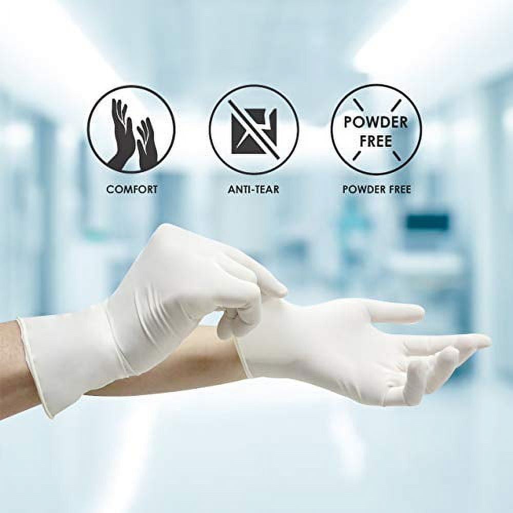 New Disposable Latex Gloves, Powder Free 100 Gloves Per Box |1000 ...