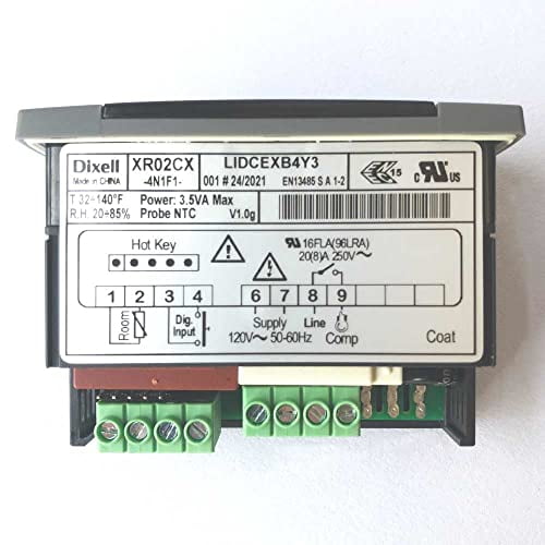 New Dixell Model: XR02CX-4N1F1 Digital Temperature Control Panel ...