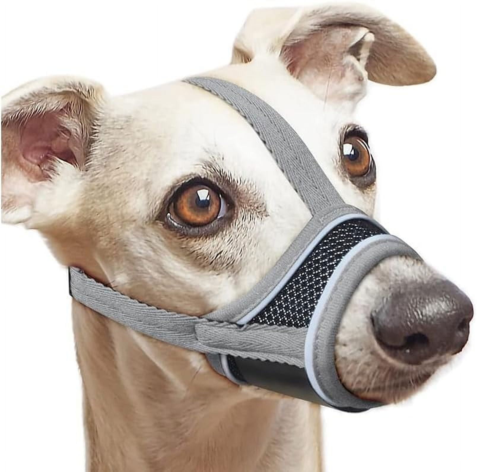 New Dog Muzzle, Breathable Drinkable Mesh Muzzle for Dogs,Anti Biting ...