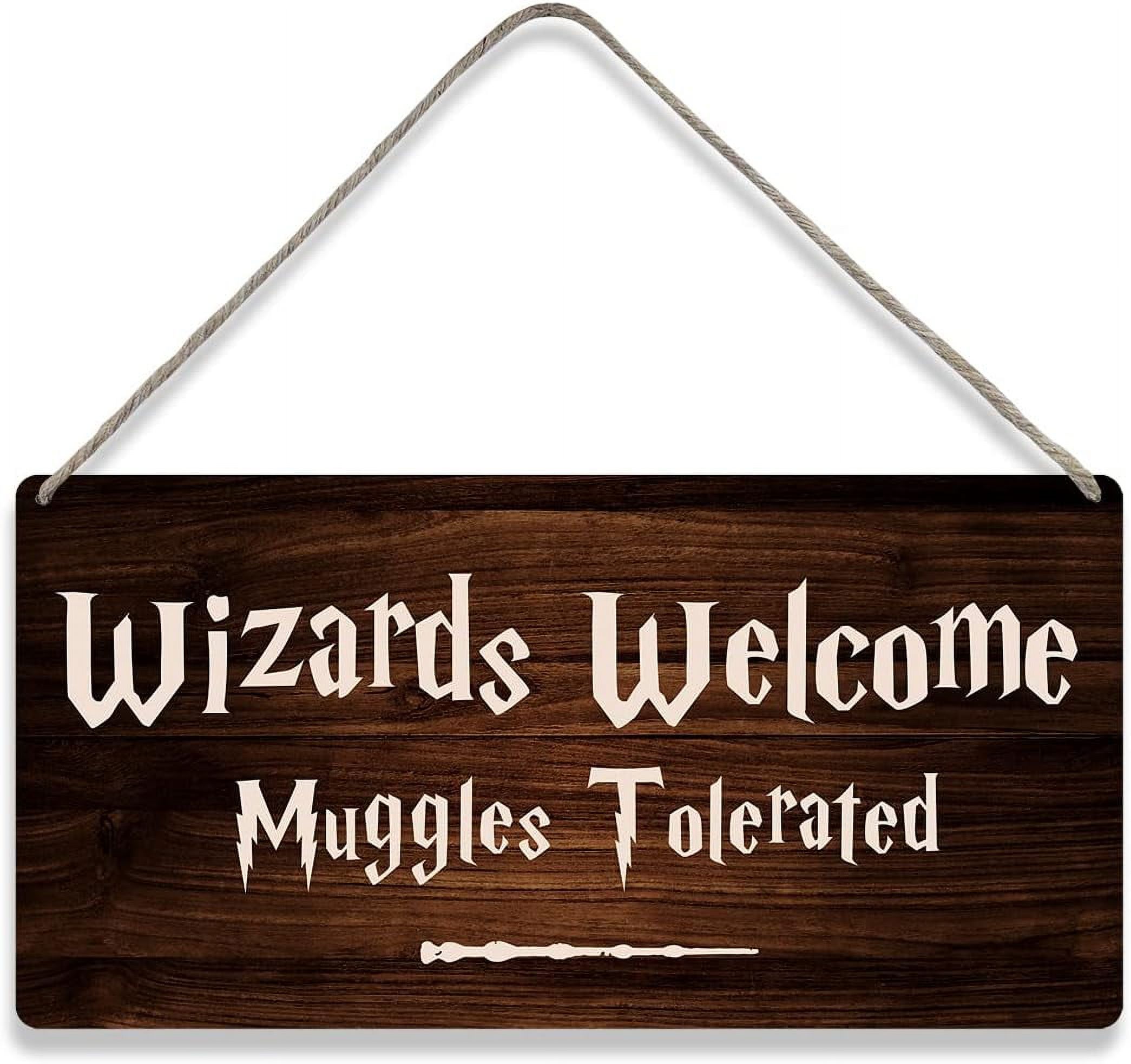 New Door Sign 10x5 Inch, Wall Art Funny Welcome Decorative Wooden Sign ...