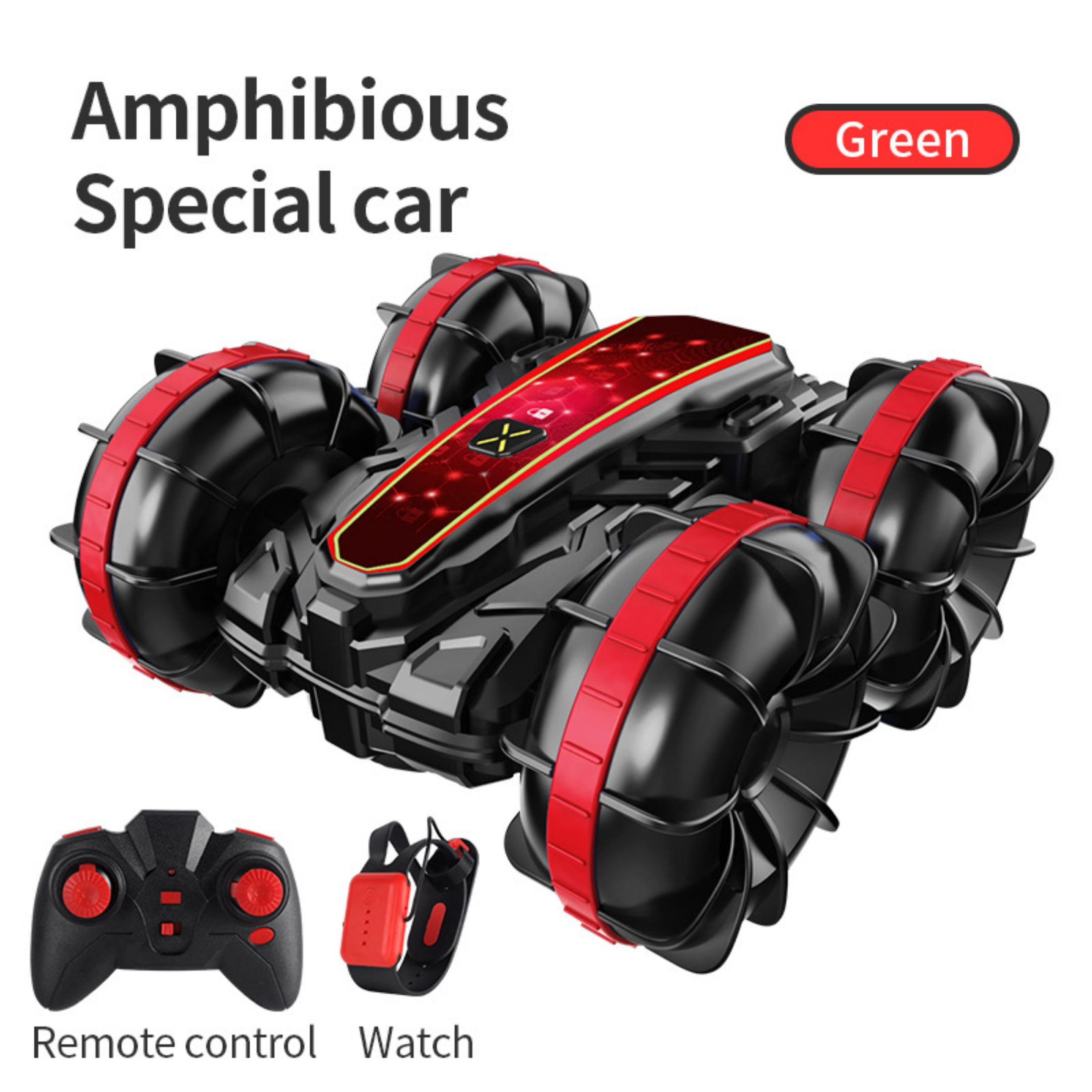 New Double-Sided Stunt Remote Control Amphibious Vehicle Amphibious ...