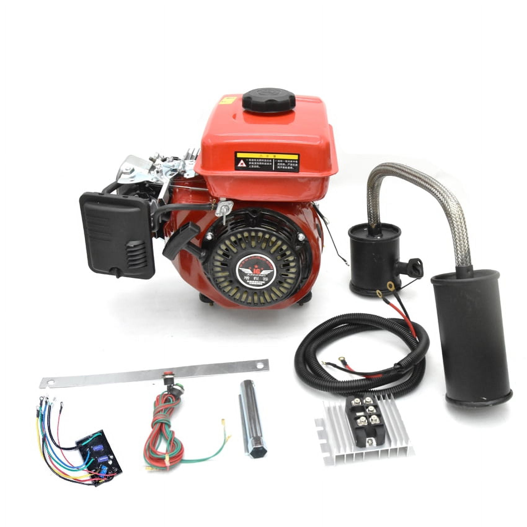 New Double-silencer 3000r/min 3000W Gasoline Generator Range Extender ...