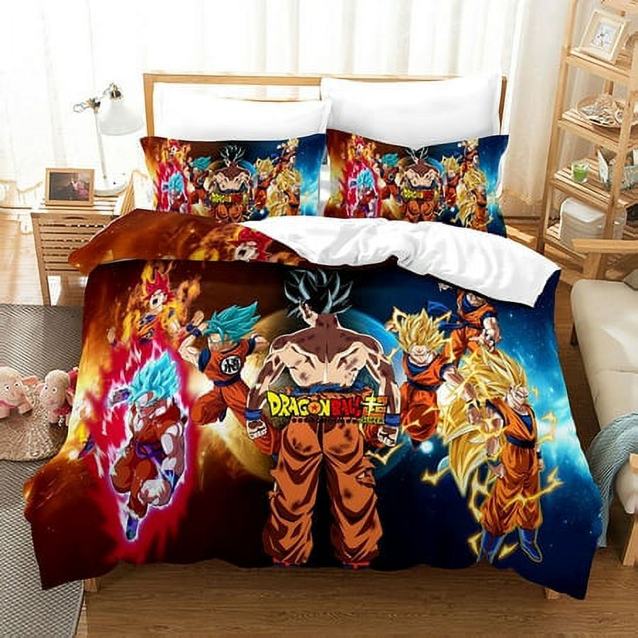 New Dragon Ball Z Bedding Bed Set Twin Full Queen King Size Cool Goku ...