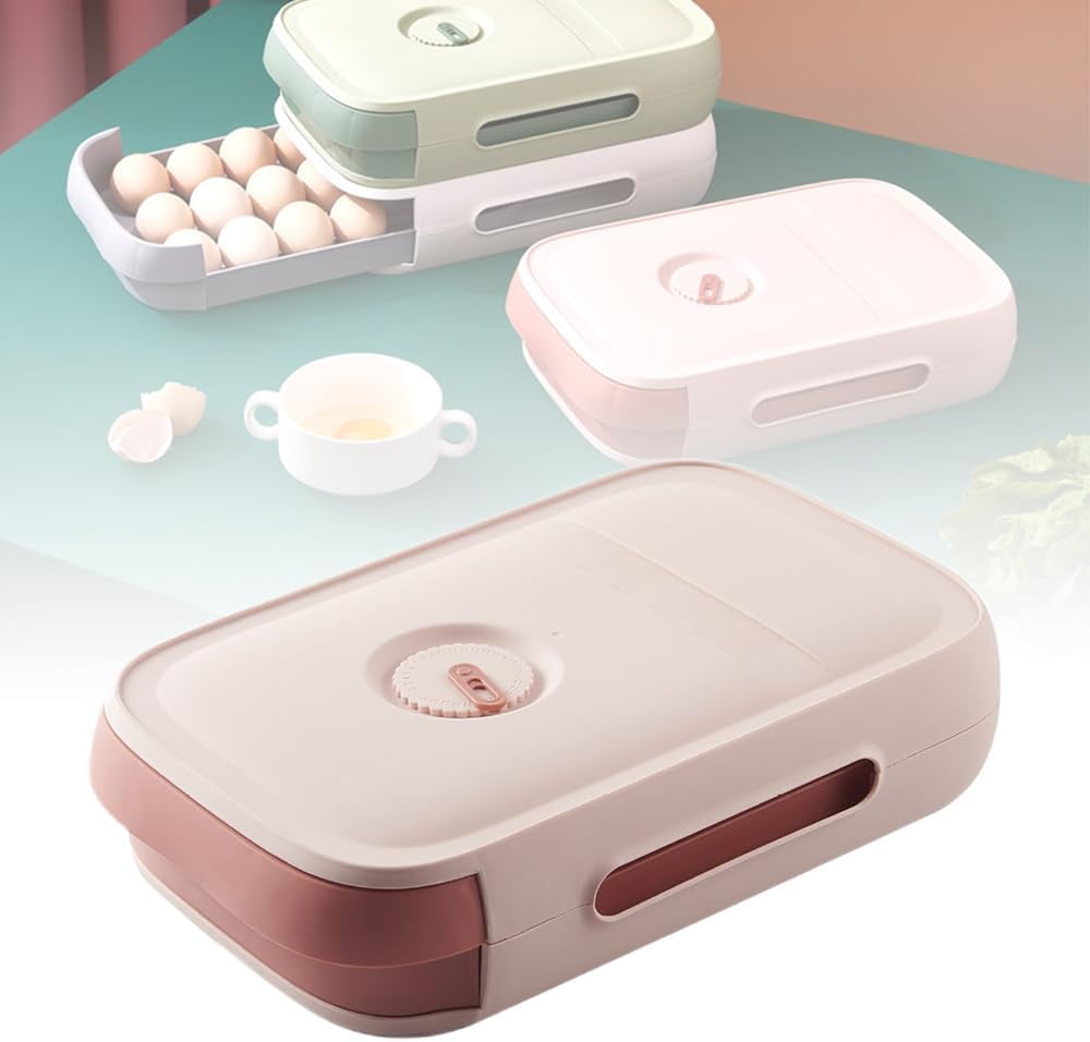 New Drawer Type Egg Storage Box, 2024 Newest Egg Storage Box ...