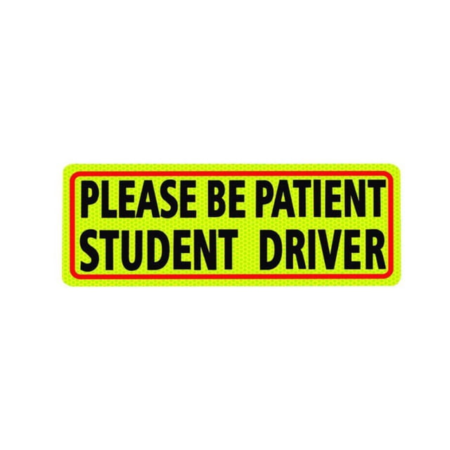 New Driver Magnet Safety Reflective Sign Car Vehicle Safety Sign ...