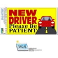 New Driver Please Be Patient Automotive Car Window Locker Bumper ...