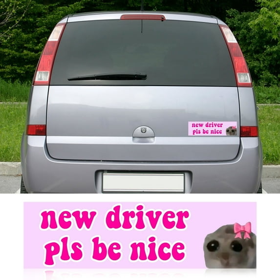 New Driver Stickers - Removable New Driver Decals for Cars & Windows ...