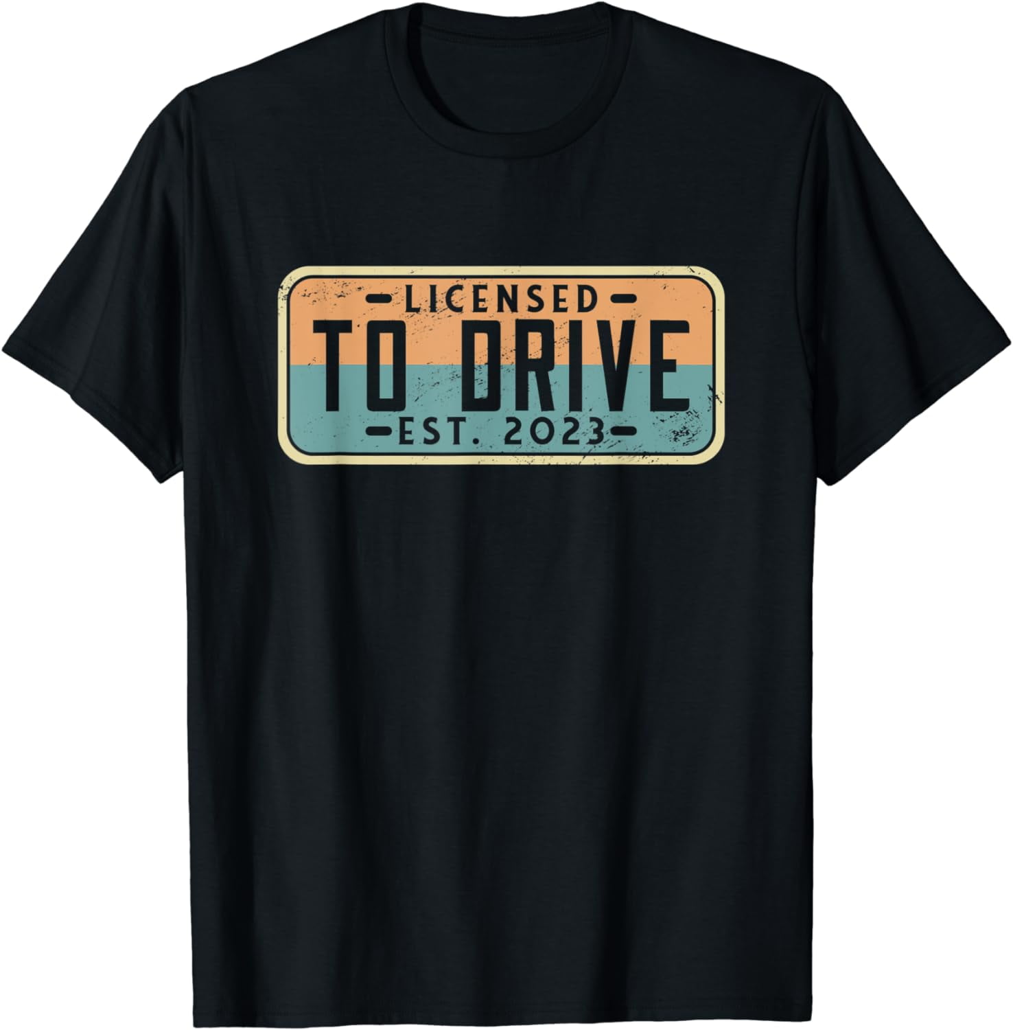 New Drivers License Licensed to Drive Est. 2023 T-Shirt - Walmart.com