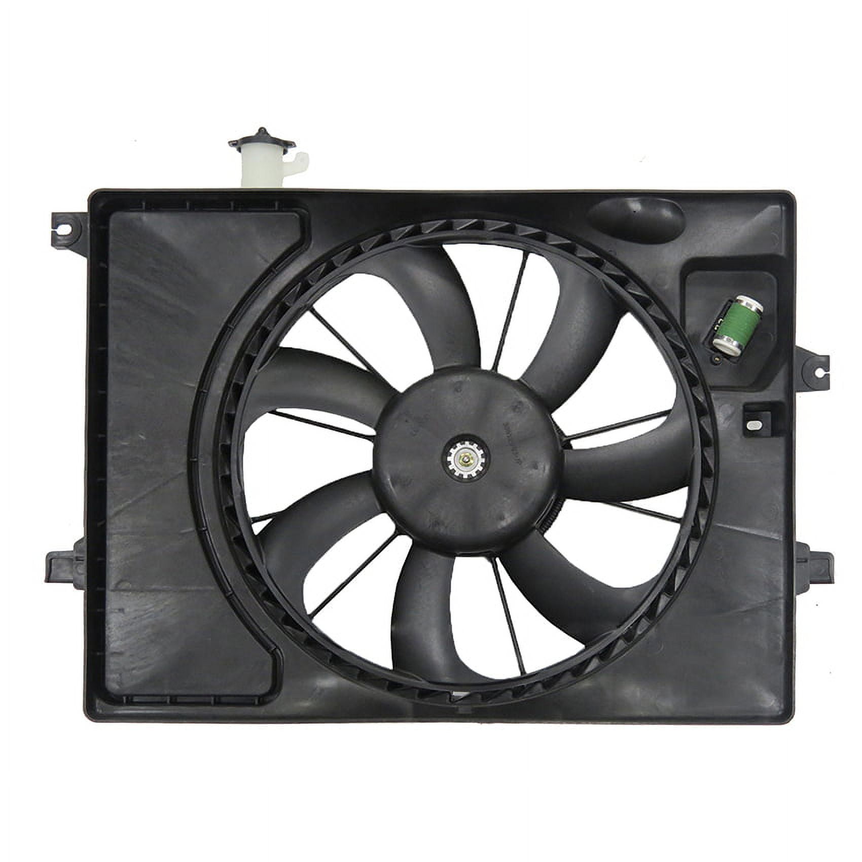 New Dual Radiator And Condenser Fan Fits Hyundai Elantra 2014-2016 ...