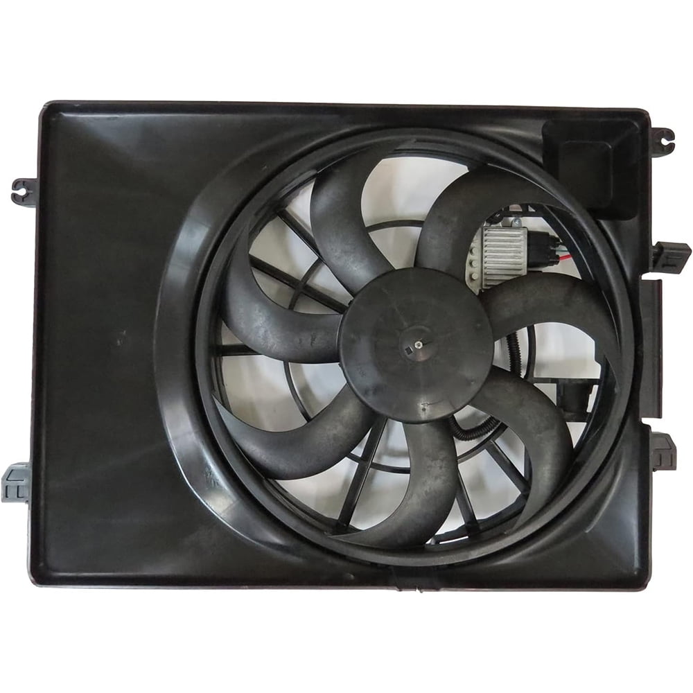 New Dual Radiator And Condenser Fan Compatible With Hyundai Kia Tucson ...