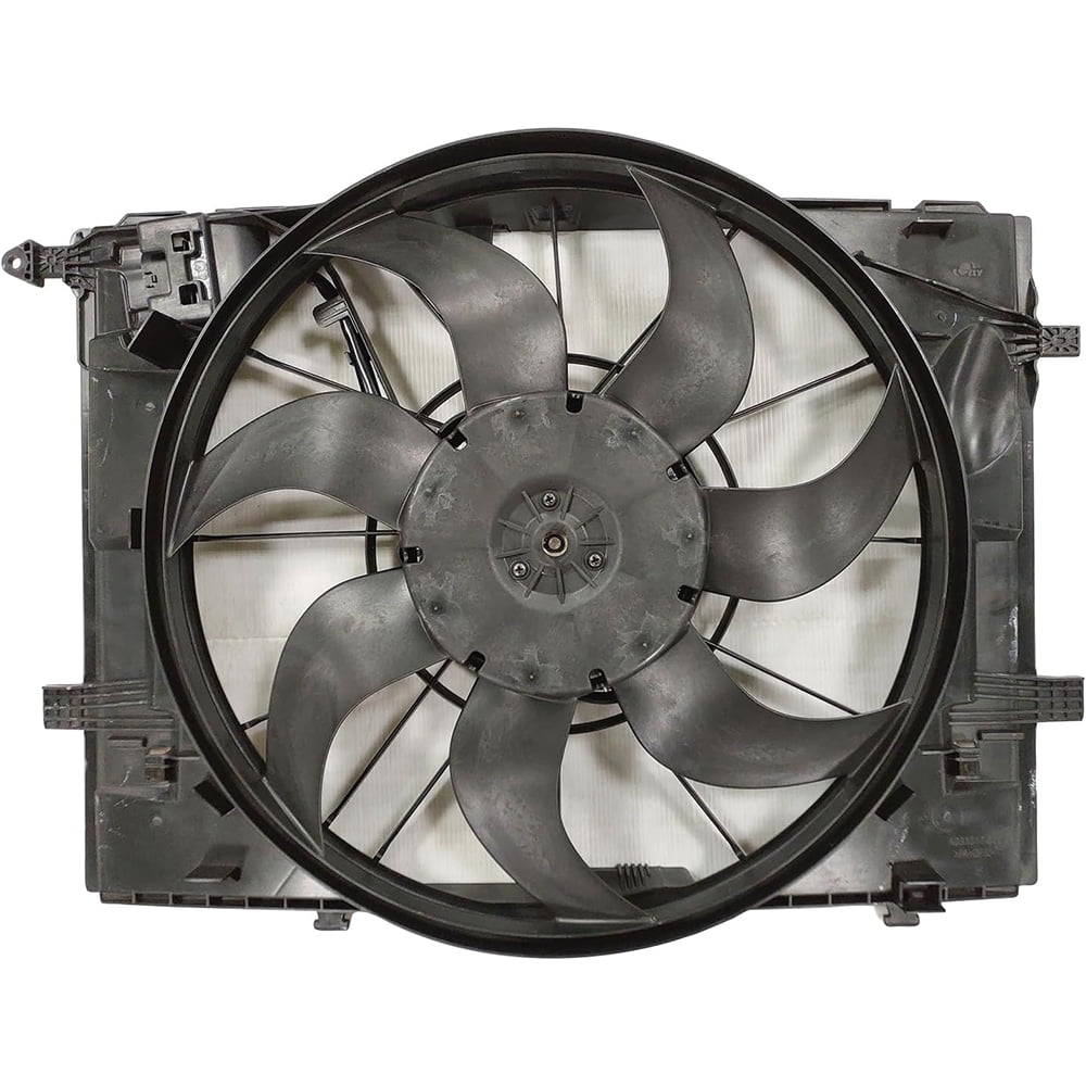 New Dual Radiator And Condenser Fan Compatible With Mercedes-Benz C400 ...