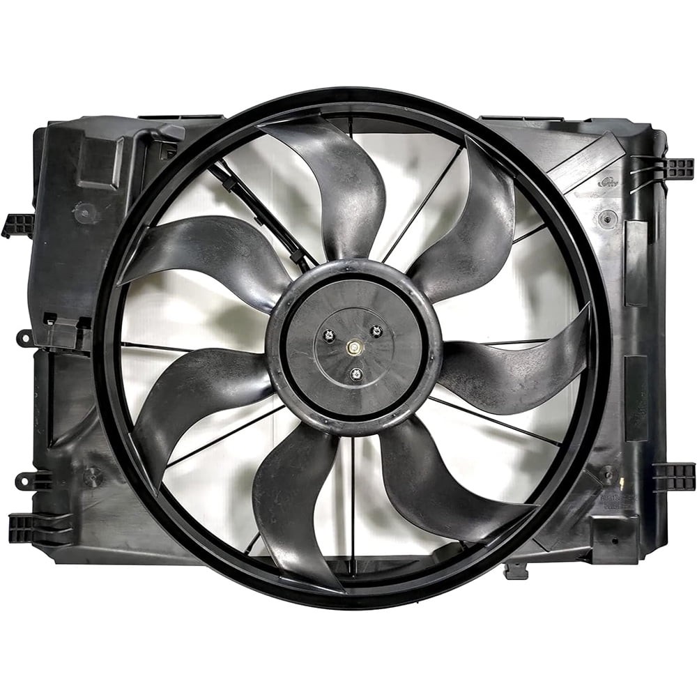 New Dual Radiator And Condenser Fan Compatible With Mercedes-Benz ...
