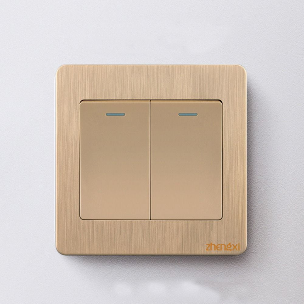 New Durable Gold 1Way Button Home Accessories On / Off Push Buttons ...